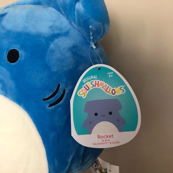 Squishmallows | Other | Nwt 8 Rocket The Hammerhead Shark Squishmallow ...